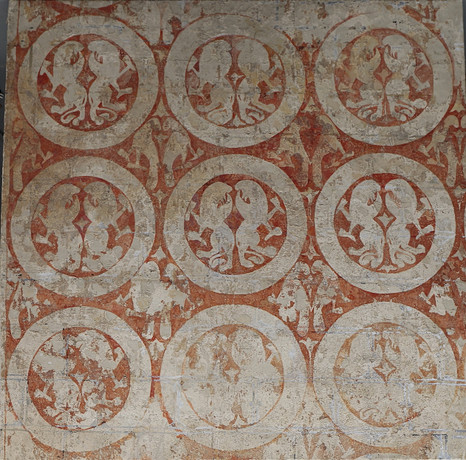 ANONYMOUS MASTER FROM THE MIDDLE OF THE 14TH CENTURY. Väggdekoration ...