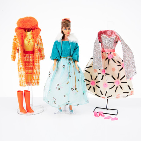 BARBIE, #1160 BL, TNT, Light Brown/Go Go Co Co Long Straight Hair ...