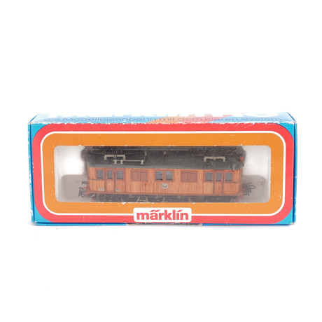 MARKLIN. Locomotive “3170-1", wooden body, unused in original carton ...