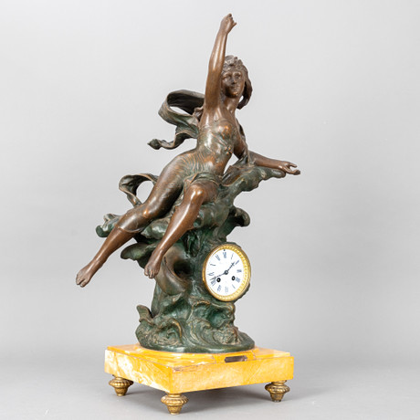 NACH JEAN-BAPTISTE GERMAIN (1841-1910). Pendule 'La Vague` (The Wave ...