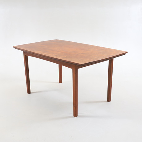 MATBORD, massiv teak, skiva med konvex form, Danmark, 1960-tal. Möbler ...