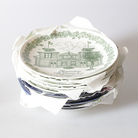 COLLECTOR PLATES 5+5 pcs, Stig Lindberg, and Per Beckman, Gustavsberg ...