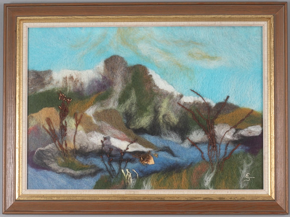 LISA JOHANSSON-PAPE. Fjäll, ulltavla, signerad. Konst - Måleri - Auctionet