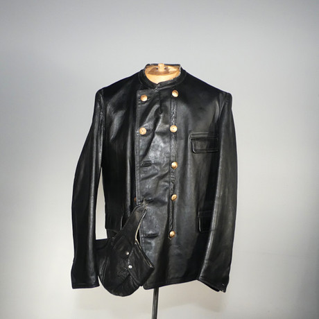 JACKA, skinn, Televerket, nyskick. Vintagekläder & Accessoarer - Auctionet