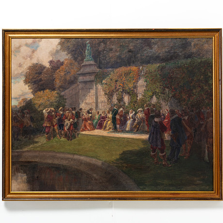 EMIL ÅBERG, Olja på duk, signerad E.Åberg. Konst - Måleri - Auctionet