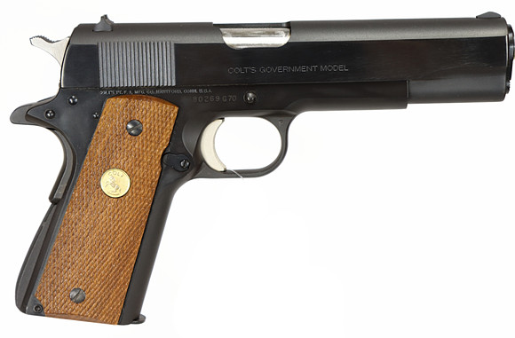 PISTOL, Semi-automatic, make Colt, model 1911 Government Serie 70, calibre .45 ACP, no. 80269G70 ...