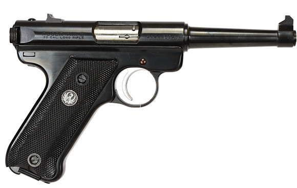 PISTOL, Semi-automatic, make Ruger, model MK II, calibre .22LR, no. 218 ...