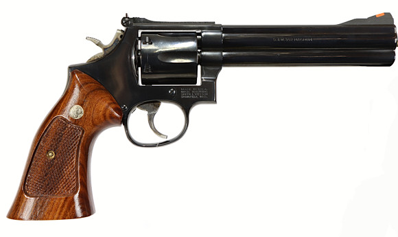REVOLVER, Double Action, make Smith & Wesson, model 586-3, calibre .357 ...