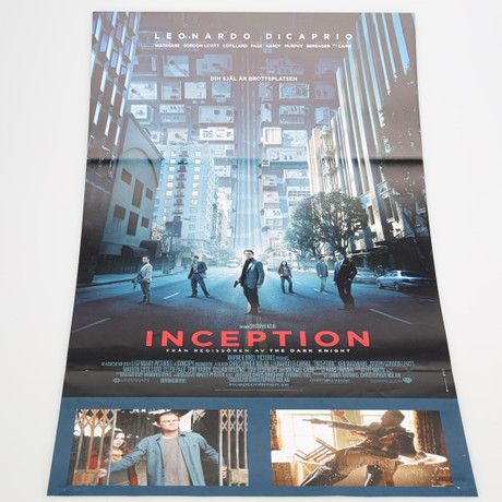 BIO/ MOVIE POSTER Inception. Art - Other - Auctionet