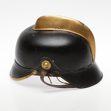 FIRE HELMET, circa 1900. Coins, Medals & Stamps - Other - Auctionet