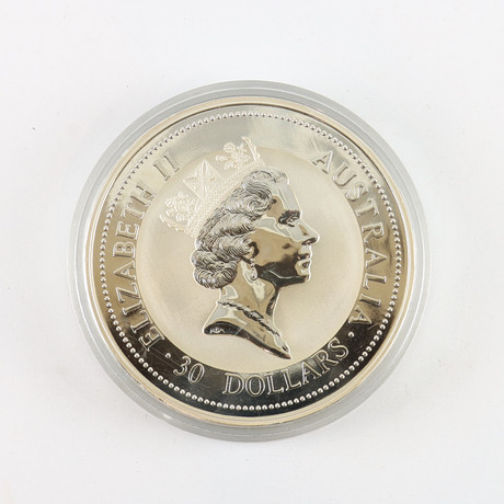 MYNT silver, 30 dollar, Australien, 1 kg. Mynt, Medaljer & Frimärken ...
