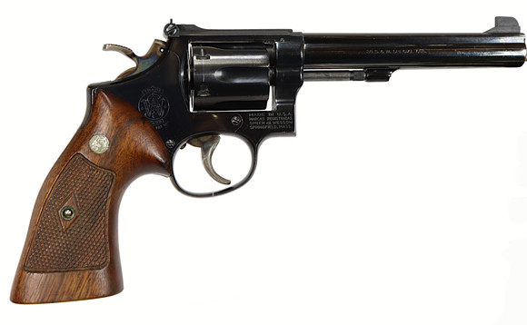 REVOLVER, Double Action, make Smith & Wesson, model 14, calibre .38 ...