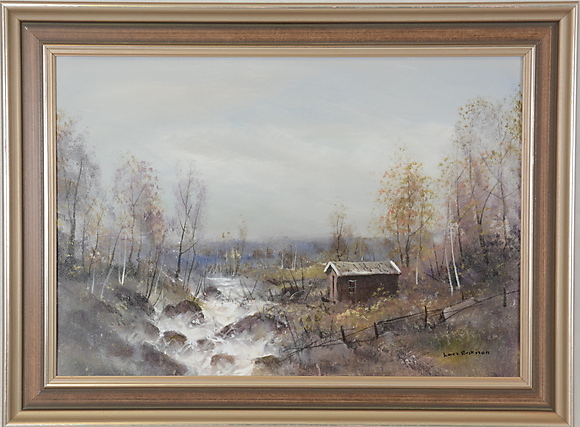 LARS ERIKSSON. Olja på duk. Konst - Måleri - Auctionet