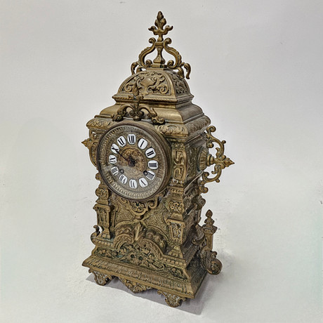 BRONZE TABLE CLOCK. PARIS MACHINE. Clocks & Watches - Mantel clocks ...