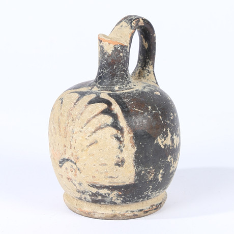 AN ANCIENT GREEK ATTIC POTTERY SQUAT LEKYTHOS JUG 400-300 BCE. Ceramics ...