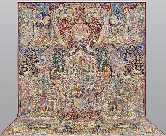 SALONGSMATTA Figural Kashmar, 380x300 cm. Mattor & Textil - Mattor ...