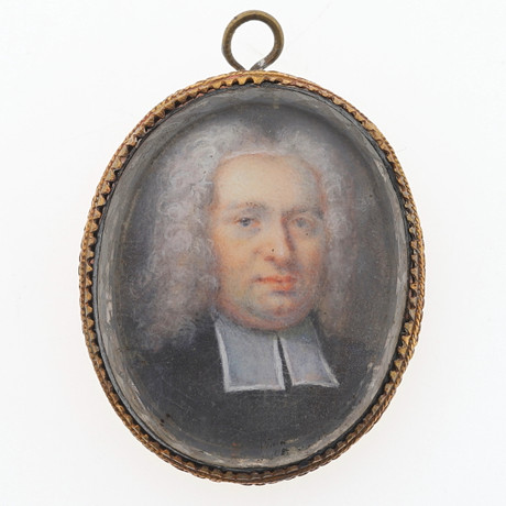 MEDALJONG, 18K guld, miniatyrporträtt, 1800-tal. Smycken & Ädelstenar ...