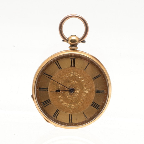 A LADIES 18CT GOLD POCKET WATCH. Clocks & Watches - Pocket & Stop ...