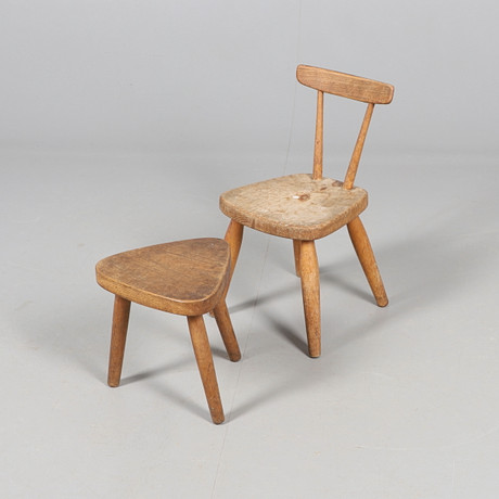 ROBIN NANCE (BRITISH 1907-1990) OF ST IVES. AN ELM & BEECH CHILD'S ...