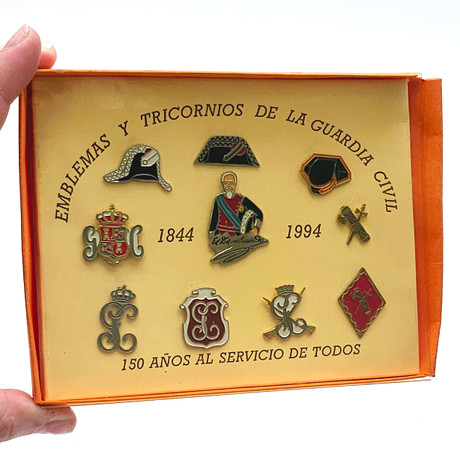 CIVIL GUARD COLLECTION PINS. 150 YEARS. Coins, Medals & Stamps - Orders ...