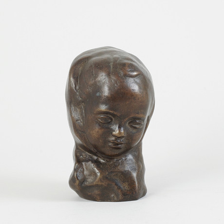 KERSTIN LIND-PAFUMI. Byst, skulptur, brons, signerad K. L-P. Konst ...