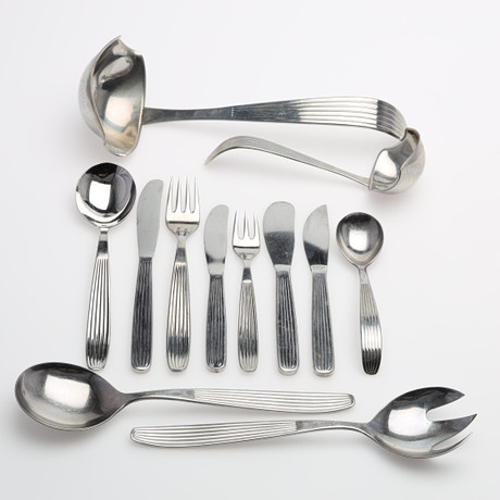 KAJ FRANCK. BESTICK, ca 51 delar, Hackman. Silver & Metall - Övriga ...