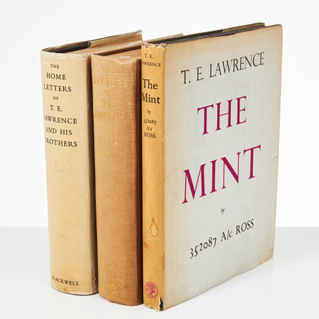 3 WORKS OF AND ON T. E. LAWRENCE: The letters of T.E. Lawrence, 1938 ...