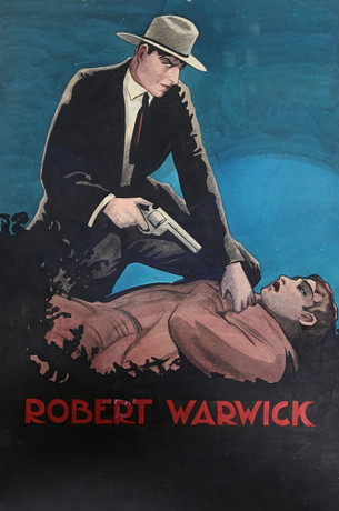 A HAND-PAINTED POSTER, Robert Warwick, 1920/30's. Art - Paintings ...
