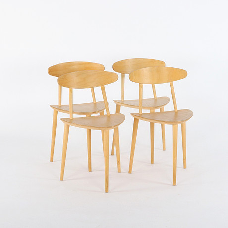 STOLAR, 4 st, "J107", Poul M. Volther, HAY, Danmark. Möbler - Fåtöljer ...