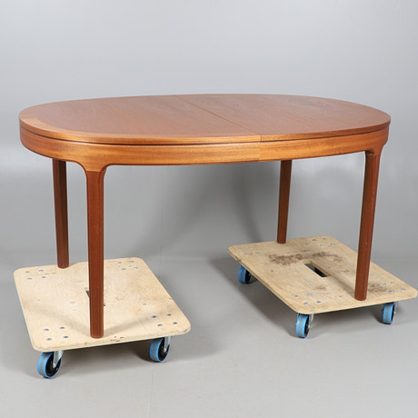 A NATHAN TEAK EXTENDING DINING TABLE. Furniture - Cupboards, Cabinets ...