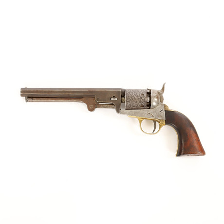 PERCUSSION REVOLVER COLT BERVETE M/1851. Weapons & Militaria - Guns ...