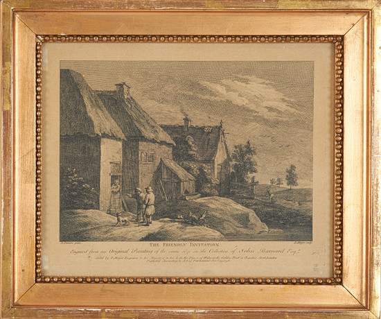 THOMAS MAJOR ARA (1720 - 1799). Gravyr, 1700-tal, "The Friendly ...
