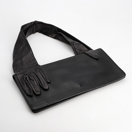 MAISON MARGIELA Bag, in collaboration with H&M, black leather. Vintage ...