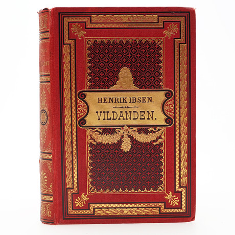 HENRIK IBSENS VILDANDEN 1884 - ANNE-MARIE STRINDBERGS EXEMPLAR MED ...