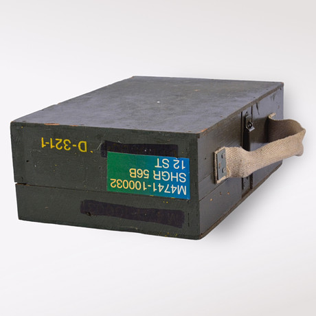 A military box, Grenades, 20th century. Weapons & Militaria - Other ...