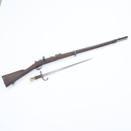 RIFLE, Chassepot, St Etienne 1868 with bayonet. Weapons & Militaria ...
