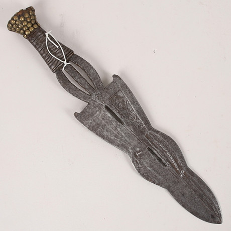 CARD SWORD, Ngombe/Poto, Congo, Africa, around the middle of the 20th ...