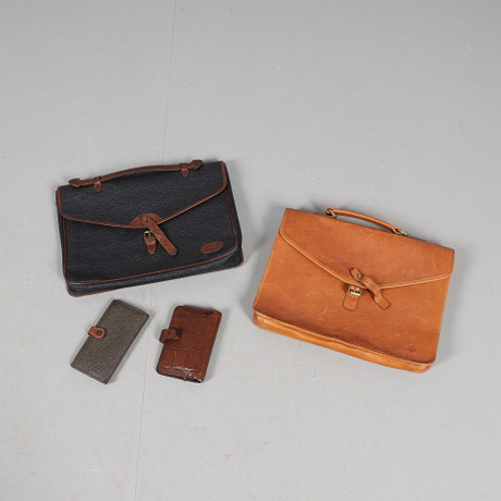 TVÅ MULLBÄRSPORTFÖLJER, PLÅNBOK & FILOFAX. Vintagekläder & Accessoarer ...