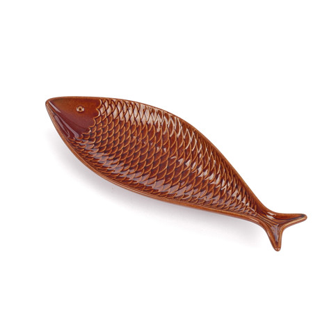 STIG LINDBERG. A stoneware “Fladen” fish dish, Gustavsberg, 1950/60s ...