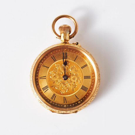 POCKET WATCH, 18k gold, second half of the 19th century. Clocks ...
