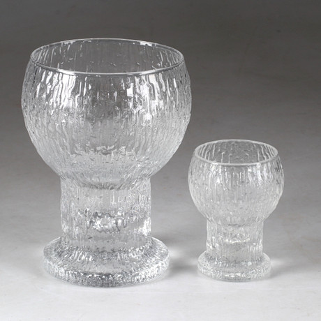 ÖLGLAS och SNAPSGLAS, 13 delar glas, "Kekkerit" Timo Sarpaneva, Iittala ...