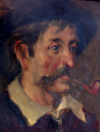 CARL FEY (1894 DÜSSELDORF - 1971 ALTENKIRCHEN). male character head ...