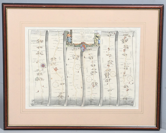 AFTER JOHN OGILVY SALISBURY TO CREWKERNE ROAD MAP. Books, Maps ...