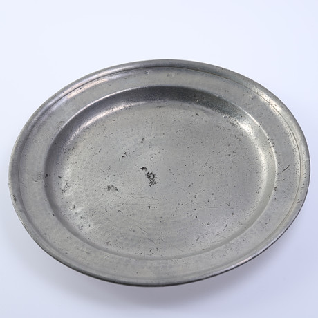 ABRAHAM ZELLÉN. FAT, TENN, HÄRNÖSAND, HAMRAD DEKOR. 1759-1763 TAL ...