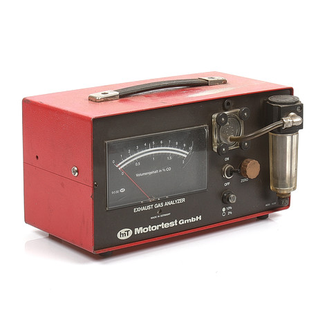 EXHAUST GAS ANALYZER, Engine test, Germany. 20th century. Miscellaneous ...