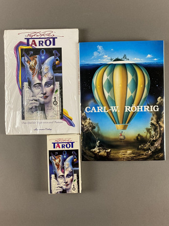 RÖHRIG CARL W. Paket med tarotkort. Böcker, Kartor & Handskrifter ...