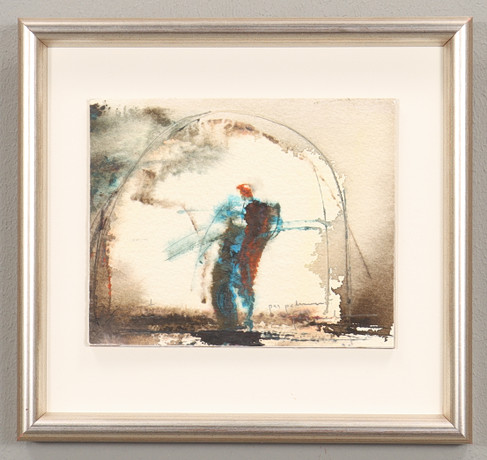 PER PEDERSEN akvarell, signerad. Konst - Måleri - Auctionet