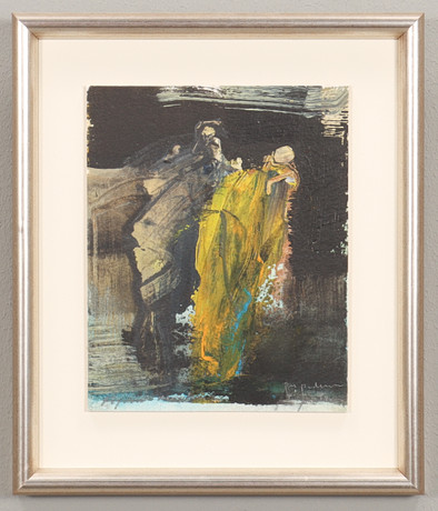 PER PEDERSEN blandteknik, signerad. Konst - Måleri - Auctionet