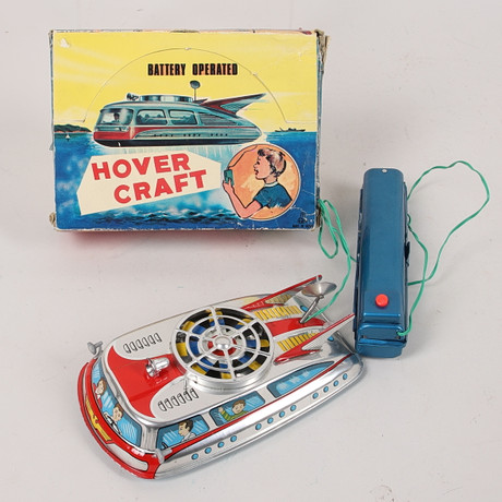 LEKSAK, plåt, Hover Craft, T.P.S., Japan, 1960-talet. Leksaker ...