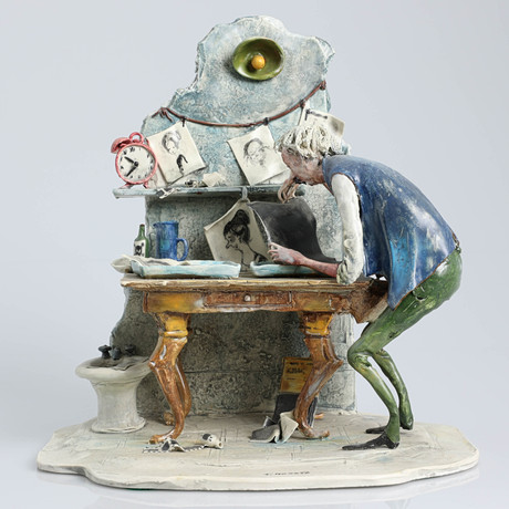 TONI MORETTO (ITALIEN 1929-2011). Figurine, bisque porcelain, the ...